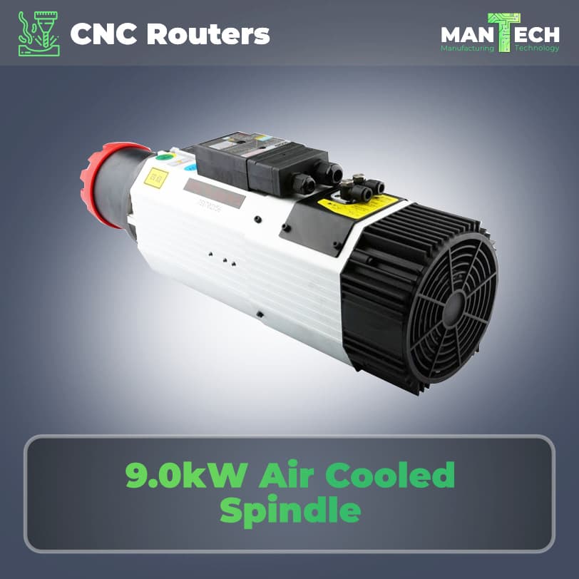 9kW HQD Air cooled ATC spindle CNC Routers – Mantech Machinery Spares ...